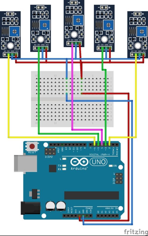 Robot seguidor de línea para Arduino - EcuaRobot