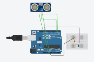 El Arduino social - sensor de distancia - EcuaRobot