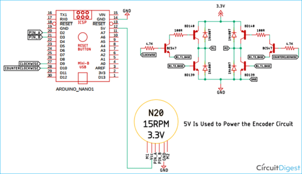 Diseñe un motor codificador basado en Arduino usando un controlador PID ...